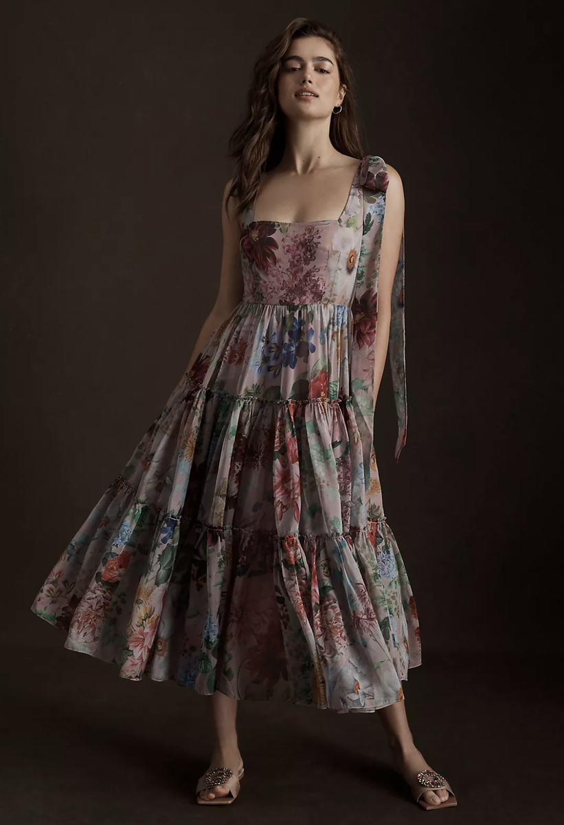 42 Trending Spring Wedding Guest Dresses Including Metallics, Trains ...